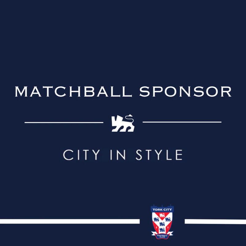Matchball Sponsorship | York City Football Club