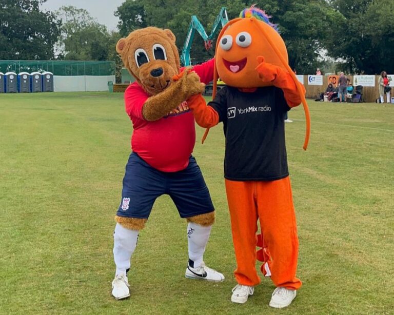 Original Yorkie The Lion visits local Charity Cricket Match | York City ...